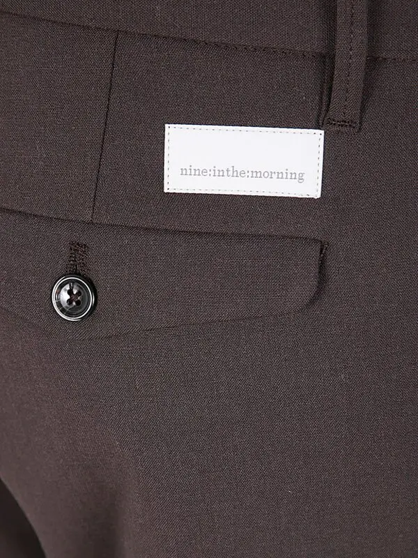 NINE:INTHE:MORNING Slim-cut Chinos - Brown