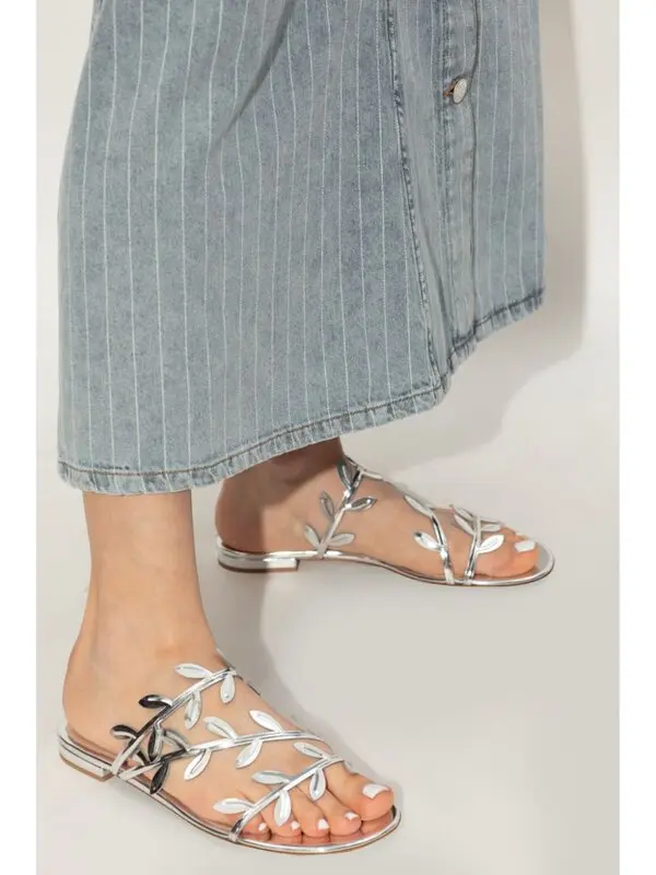 GIANVITO ROSSI Flavia Sandals - Silver