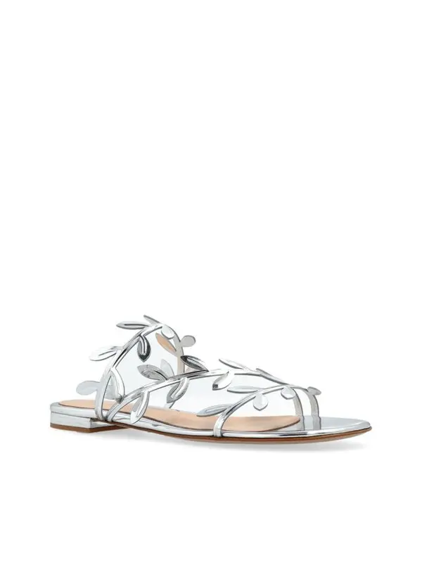 GIANVITO ROSSI Flavia Sandals - Silver