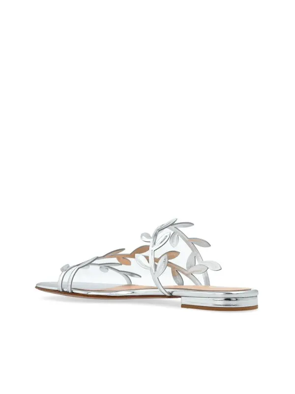GIANVITO ROSSI Flavia Sandals - Silver
