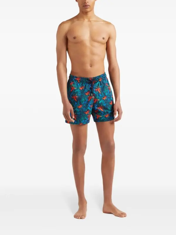 Vilebrequin Tropical Print Swim Shorts - Blue