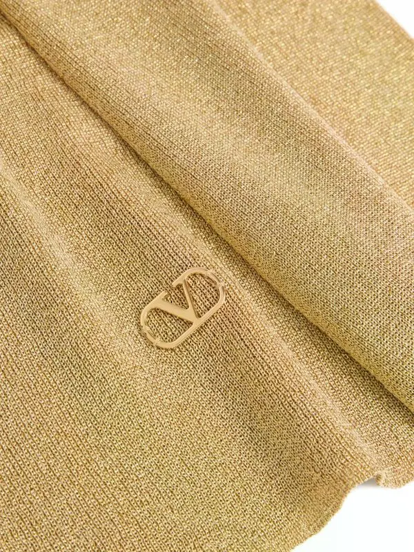 Valentino Garavani Roll-neck Lurex Knit Sweater