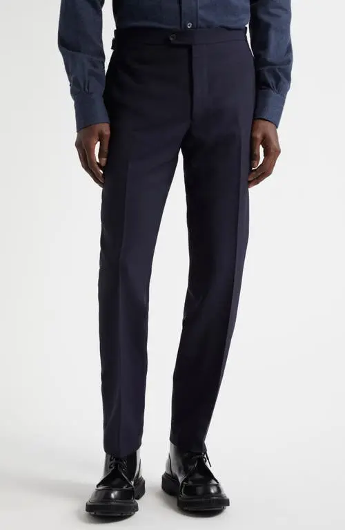 Thom Sweeney Fresco Tailored Wool Trousers