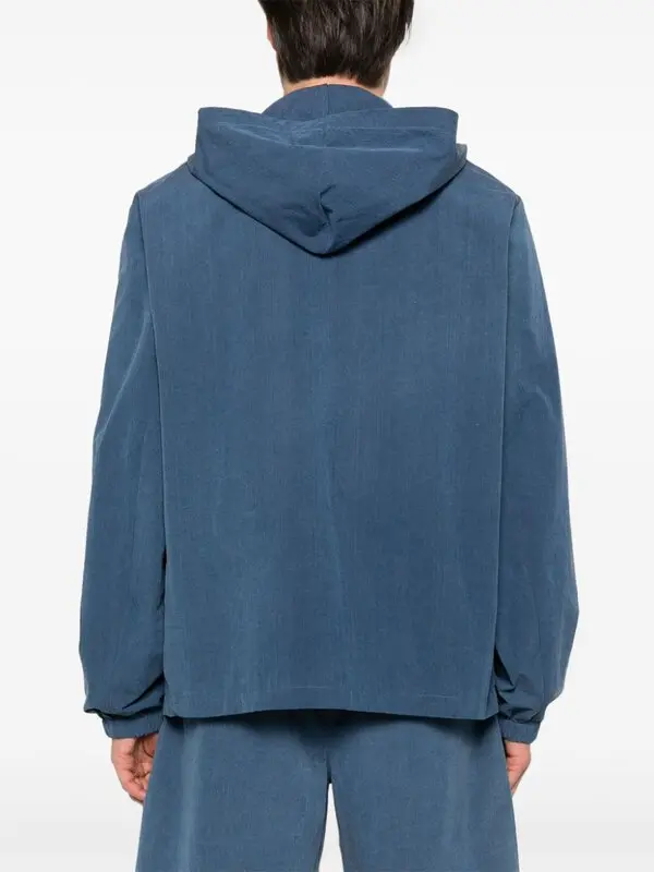 Givenchy 4g-motif Cotton Hoodie - Blue
