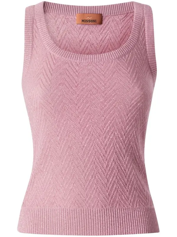 Missoni Zigzag Woven Tank Top