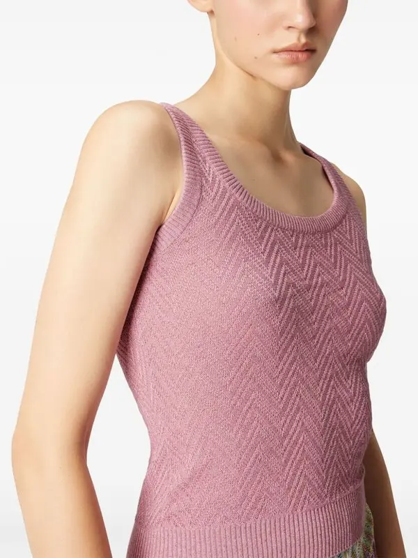 Missoni Zigzag Woven Tank Top