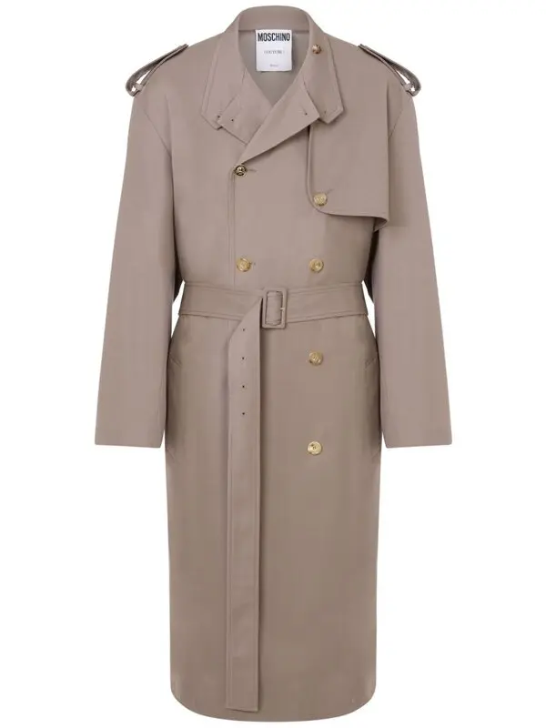 Moschino Double-breasted Trench Coat