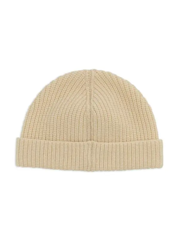 Valentino Garavani Vlogo Signature Knitted Cashmere Beanie - Neutrals
