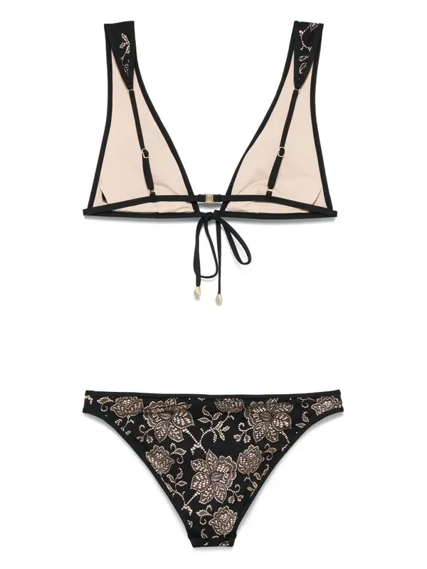 Zimmermann Tallow Lace Bikini
