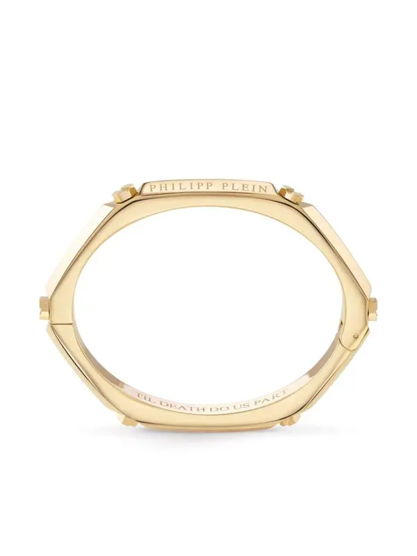 Philipp Plein Tone Cuff Bracelet - Gold