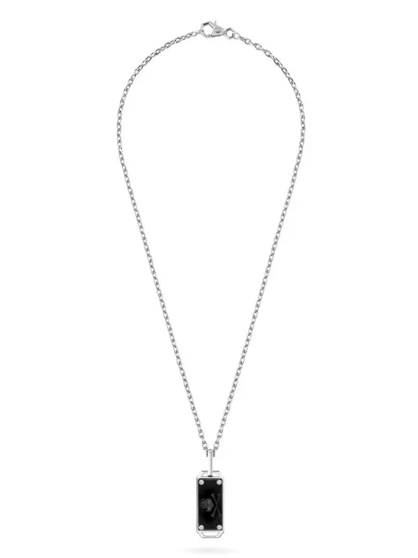 Philipp Plein Skull Bone Necklace - Silver