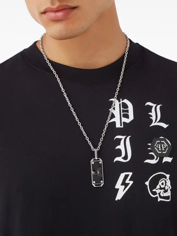 Philipp Plein Skull Bone Necklace