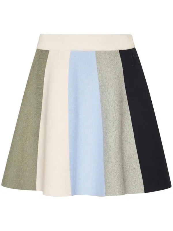 JW Anderson Striped Mini Skirt - Pink