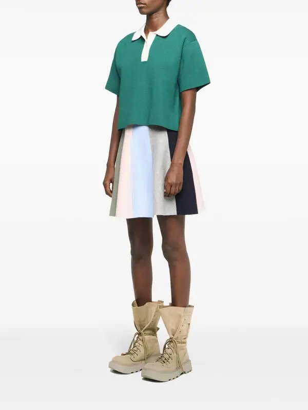 JW Anderson Striped Mini Skirt - Pink