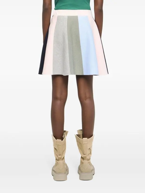 JW Anderson Striped Mini Skirt - Pink