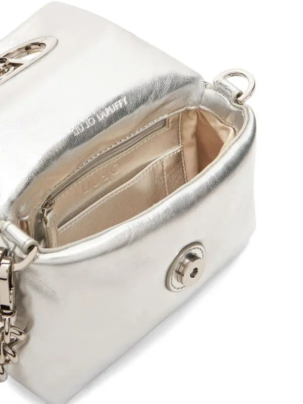 Liu Jo Lapuffy Shoulder Bag - Silver