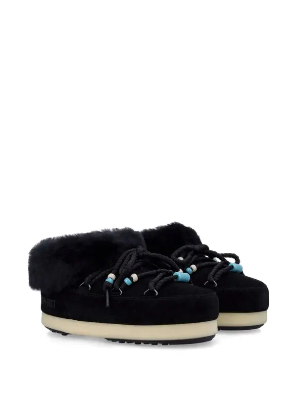 Moon Boot Bead-embellished Suede Mules
