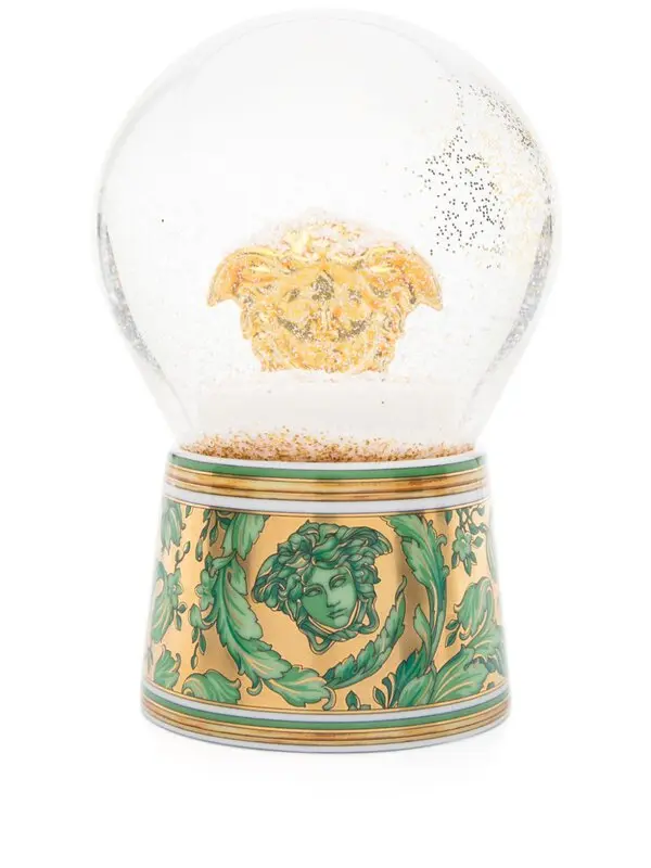 Versace Medusa Garland Porcelain Snow Ball - Green