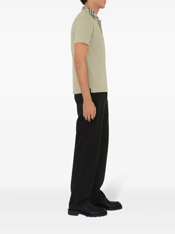 Burberry Cotton Polo Shirt - Neutrals
