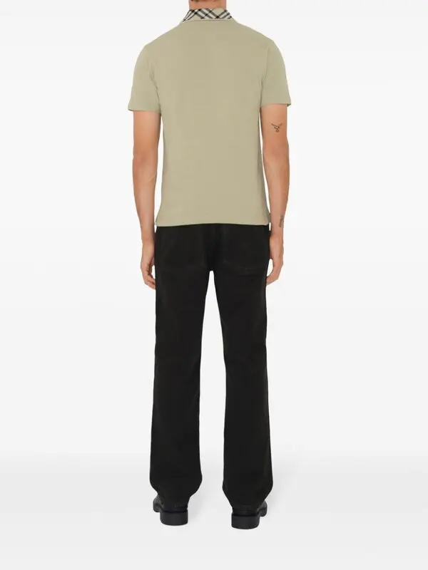 Burberry Cotton Polo Shirt - Neutrals