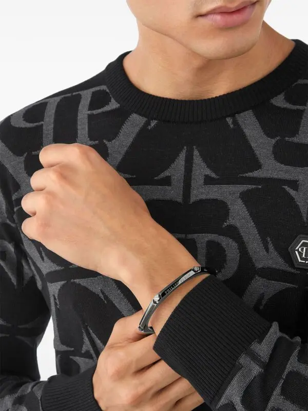 Philipp Plein Cuff Bracelet - Black