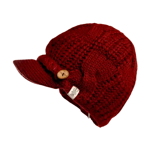 NIRVANNA DESIGNS Broadway Hat - Burgundy