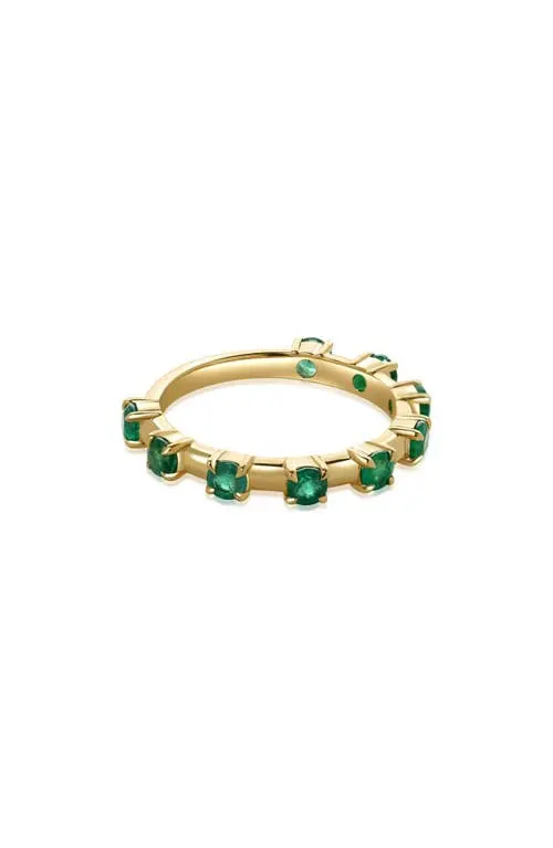 VALANI ATELIER 14k Gold Emerald Band Ring