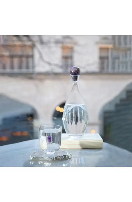 ANNA NEW YORK Elevo Crystal Decanter - Amethyst
