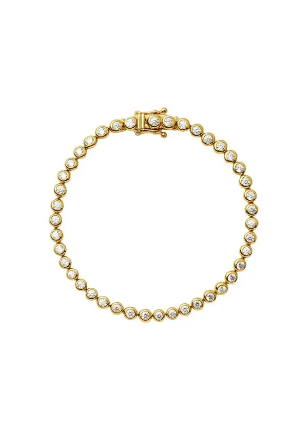 MISSOMA Round Tennis Bracelet - Gold