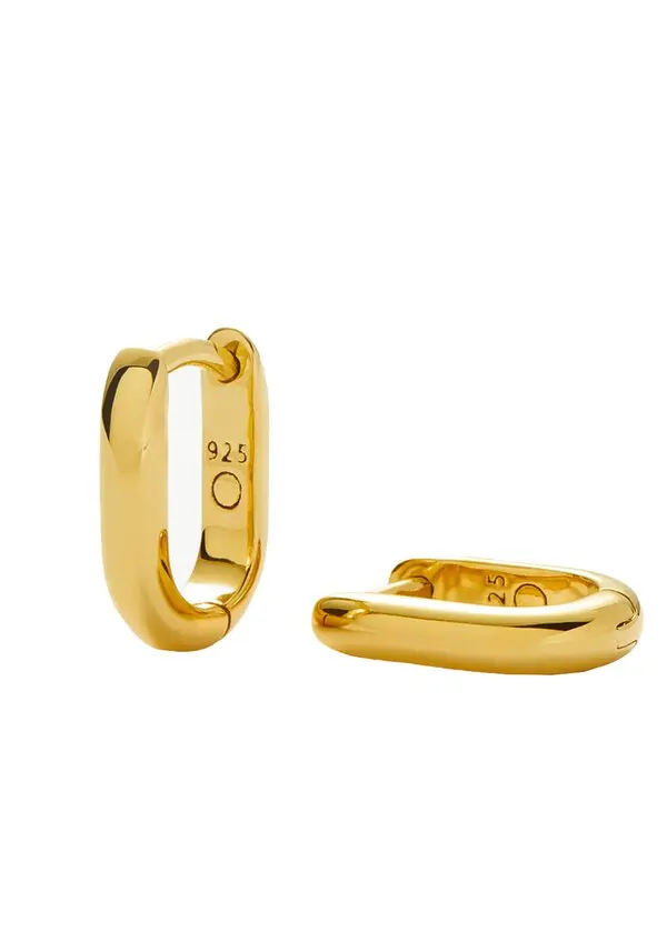 MISSOMA Classic Ovate Hoop Earrings - Gold