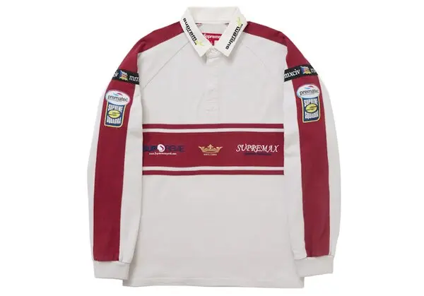 Supreme Chest Stripe Rugby - Stone