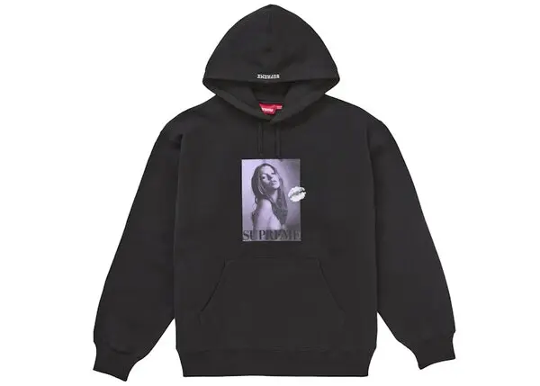 Supreme Kate Moss Hooded Sweatshirt - Black