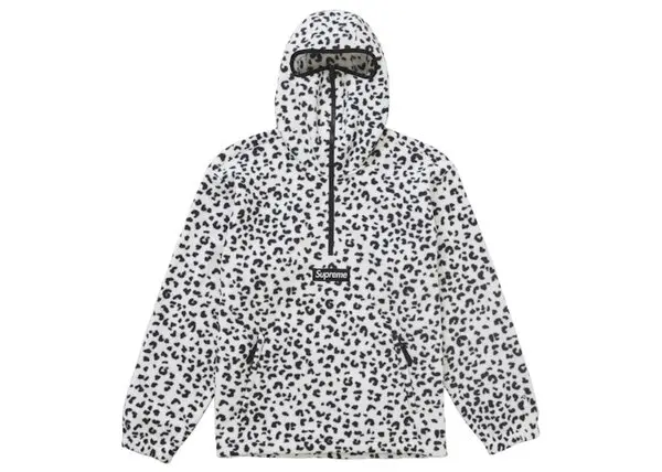 Supreme Polartec Facemask Half Zip Hooded Sweatshirt