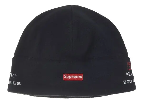 Supreme Polartec Sport Beanie - Black
