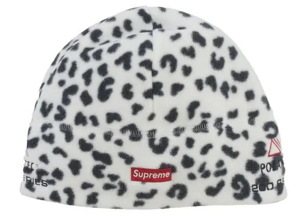 Supreme Polartec Beanie - Leopard