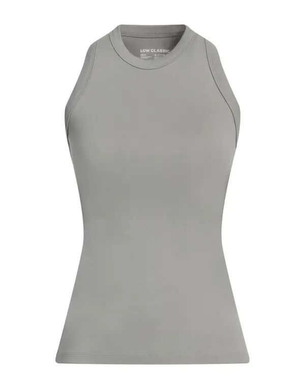 LOW CLASSIC Sleeveless Jersey Tank Top - Grey