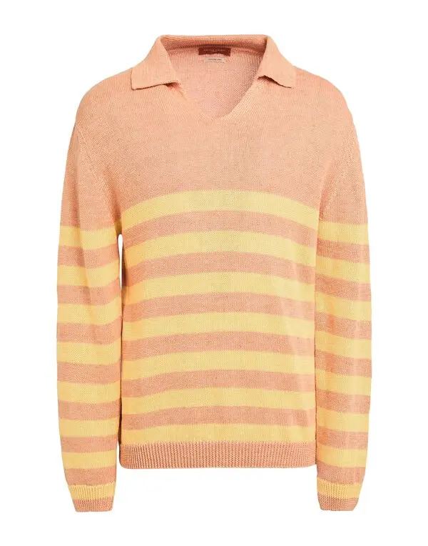 DANIELE FIESOLI Striped V-neck Sweater