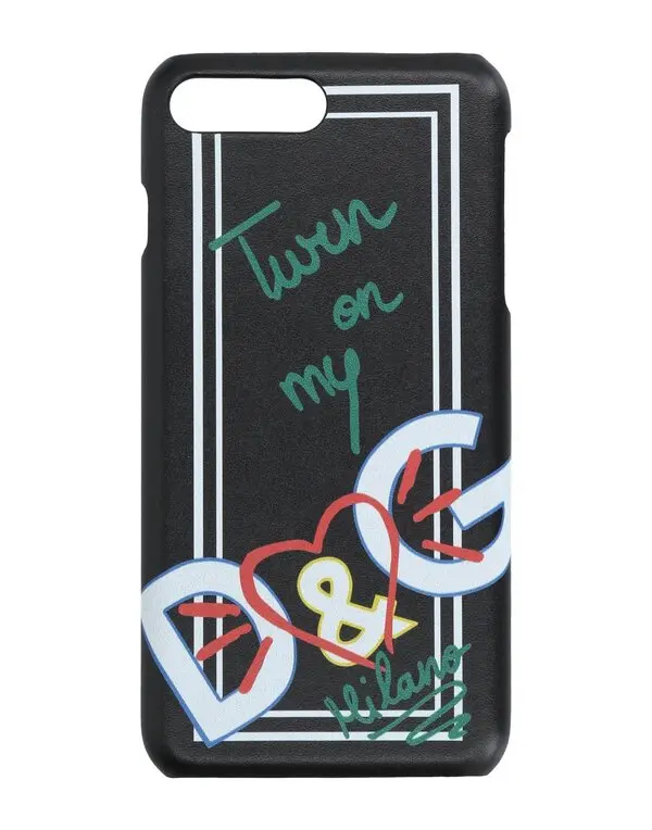 Dolce & Gabbana Covers & Cases Calfskin, Cotton, Polyurethane, Polyester