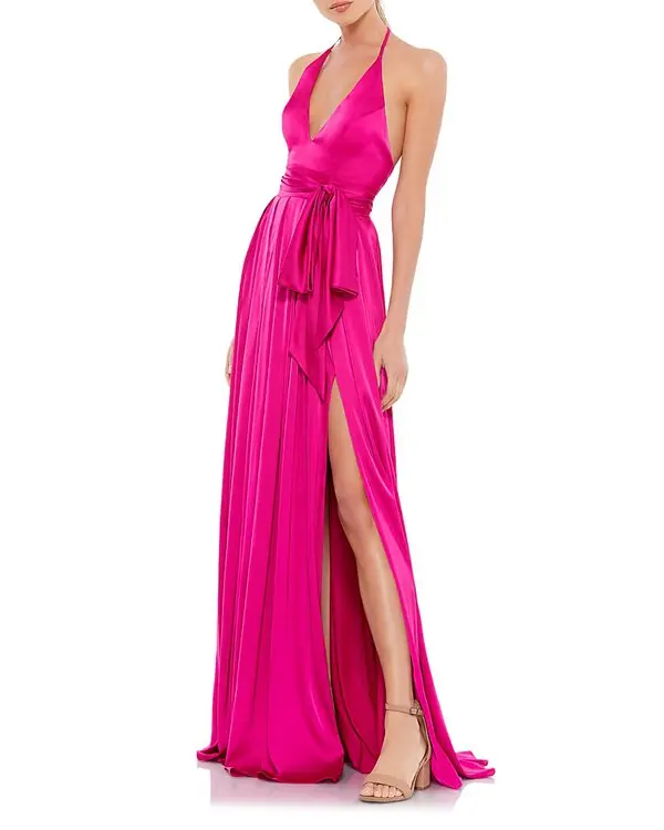 Mac Duggal Ieena Collection Charmeuse Gown