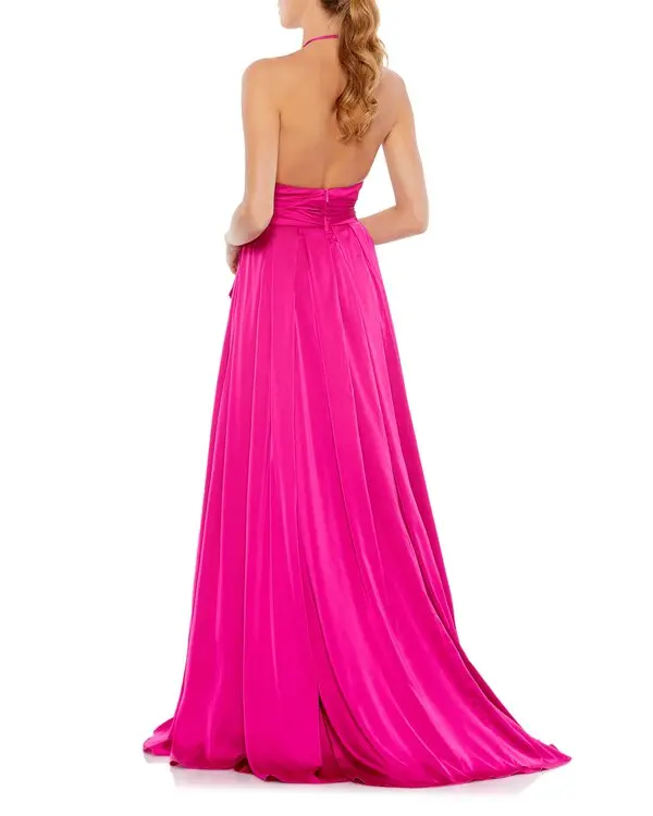 Mac Duggal Ieena Collection Charmeuse Gown