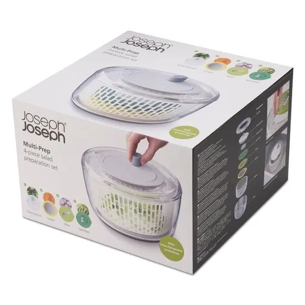JOSEPH JOSEPH Prep 4 Piece Salad Preparation Set - Multi