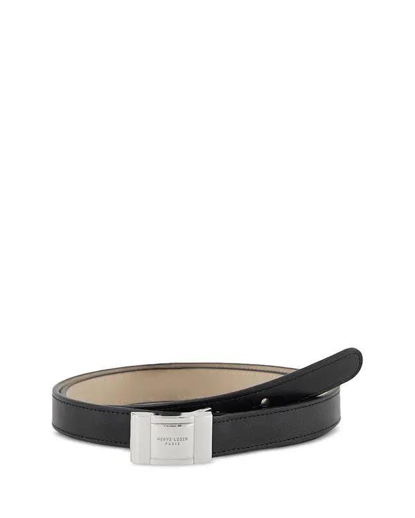 Herve Leger The Billie Leather Belt - Black