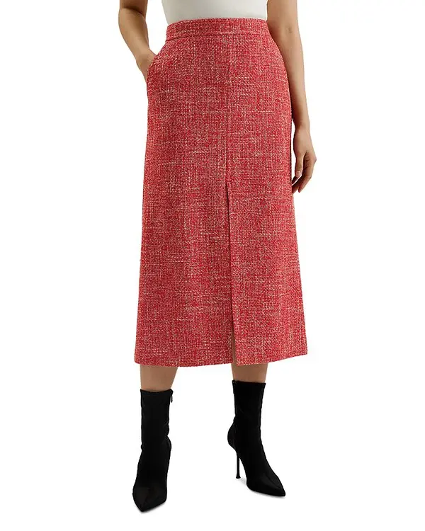 Ted Baker London Sumis Boucle Midi Skirt