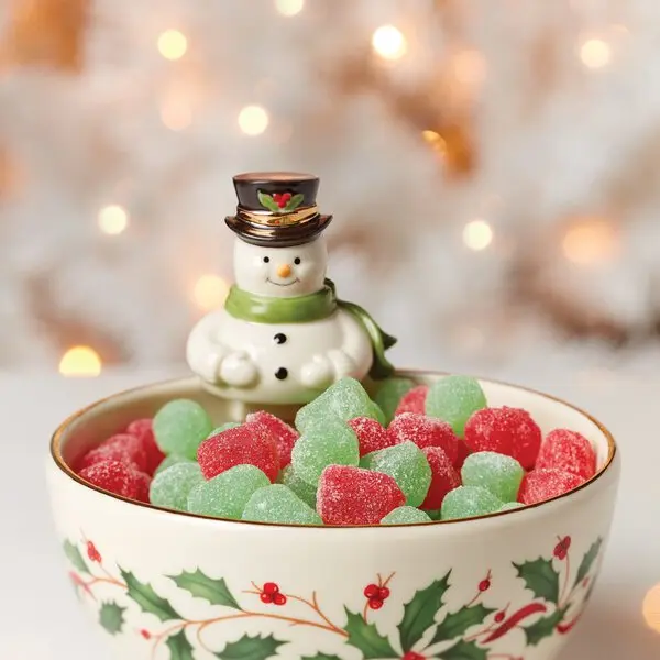 LENOX Holiday Snowman Bowl