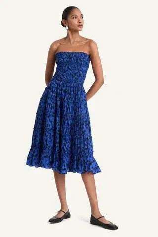 Merlette Galet Strapless Midi Dress