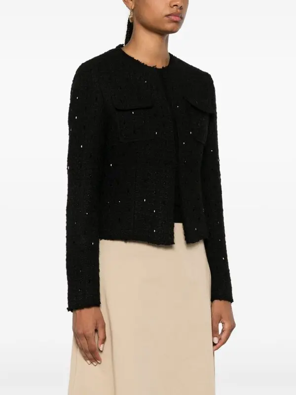 N°21 Crystal-embellished Tweed Jacket