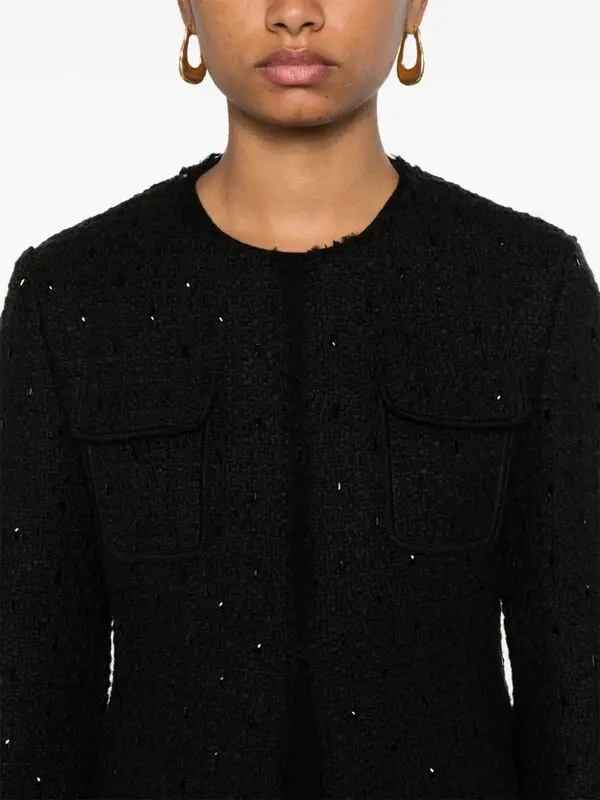 N°21 Crystal-embellished Tweed Jacket