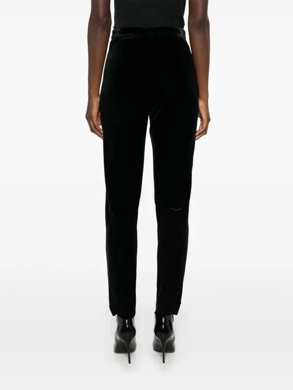 NISSA High-waisted Velvet Trousers