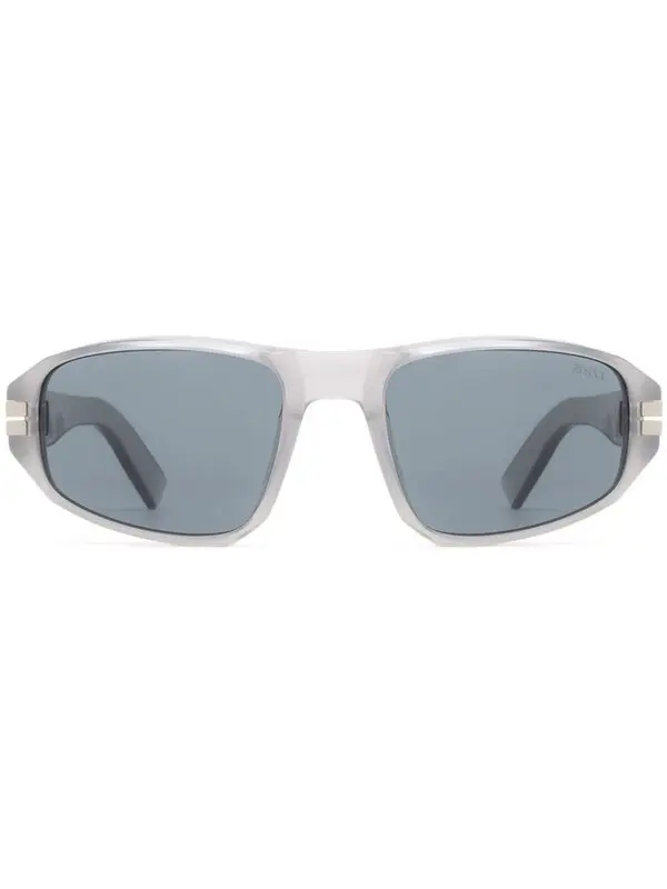 Zegna Oval-frame Sunglasses - Grey