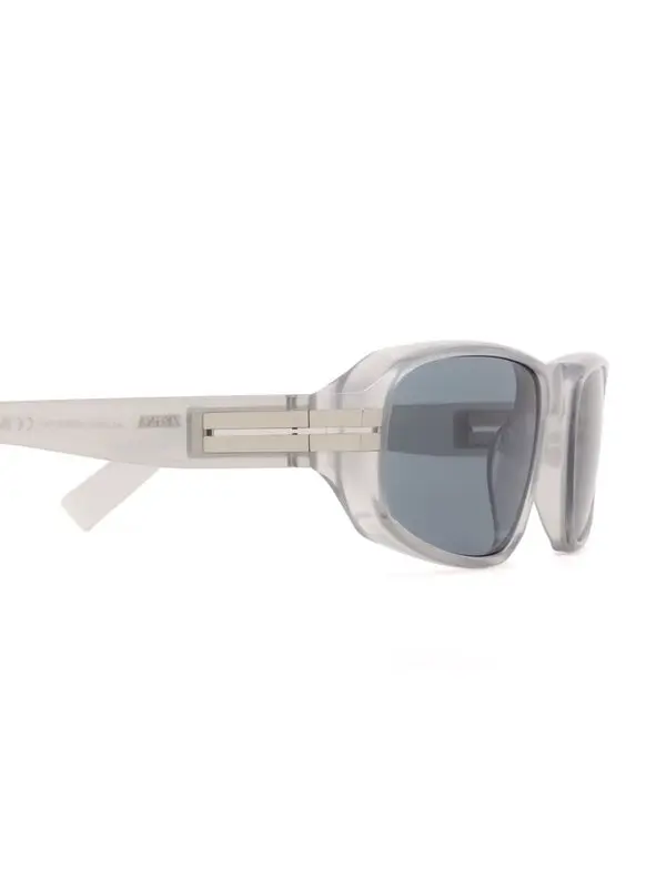 Zegna Oval-frame Sunglasses - Grey